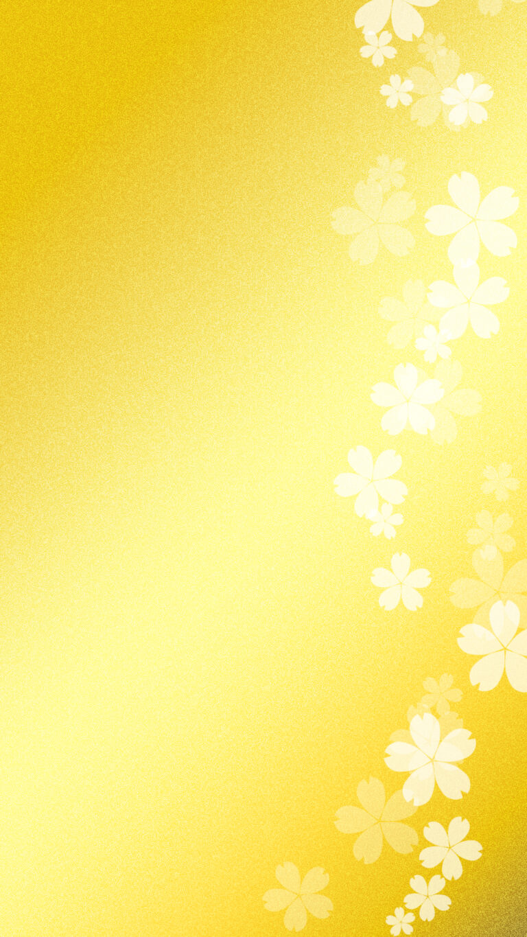 金色背景に桜の花のイラスト 縦型背景 フリー素材サイトギャラリーハウス